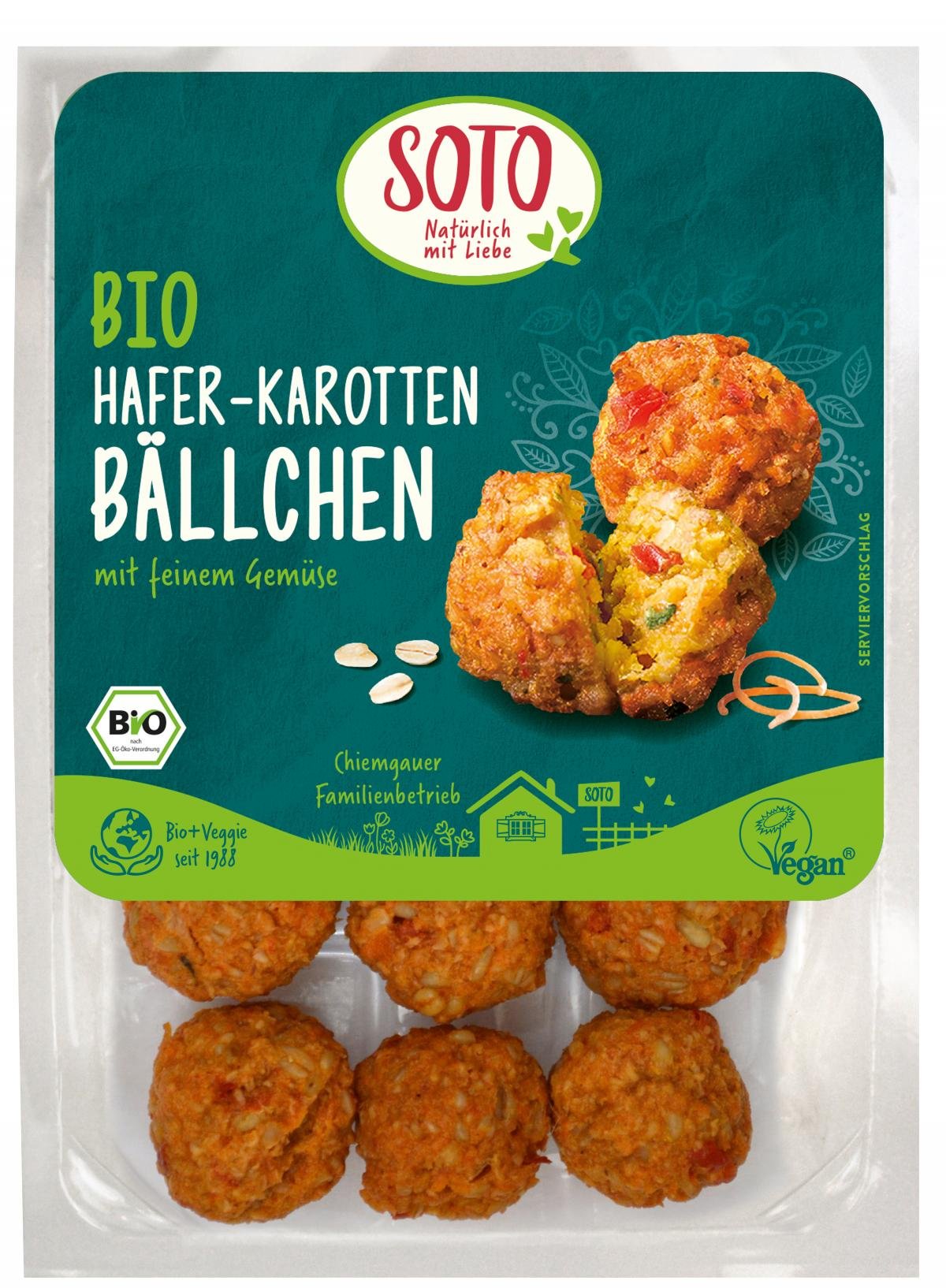 Hafer-Karotten-Bällchen | Tofuprodukte, Saitan & Co | Speisekammer ...